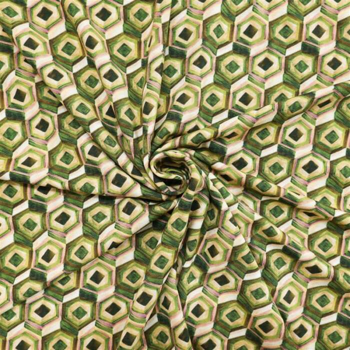Micromodal Geometrisch | Stoffladen | Weisbrod Stoffe